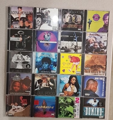 LOT OF 20 1990s Rap And Hip Hop CDs, EAST COAST, WEST COAST, DOWN SOUTH ...