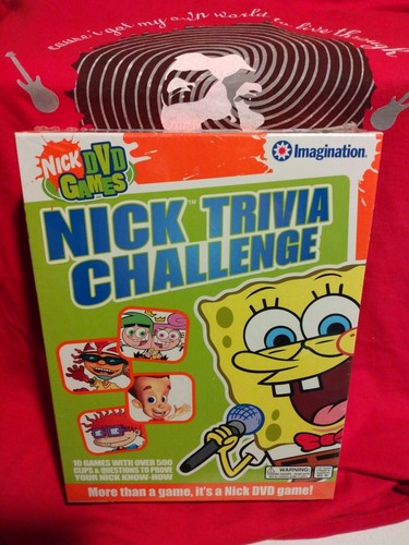 Nickelodeon Trivia Challenge interactive DVD GAME NEW SEALED 2004 RARE ...