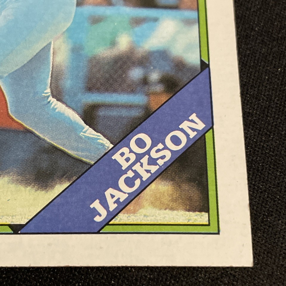 RARE Bo Jackson Royals 1988 Topps #750 Error Card. Misaligned and ...