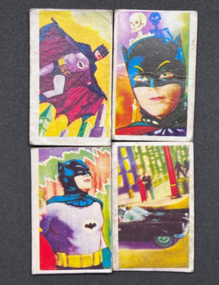 Batman & Robin 1960's Japanese Vintage Rare card Menko Batman Japan Set ...