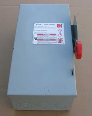 Eaton Cutler Hammer DH221NGK Heavy Duty Fusible Safety Switch 30A ...