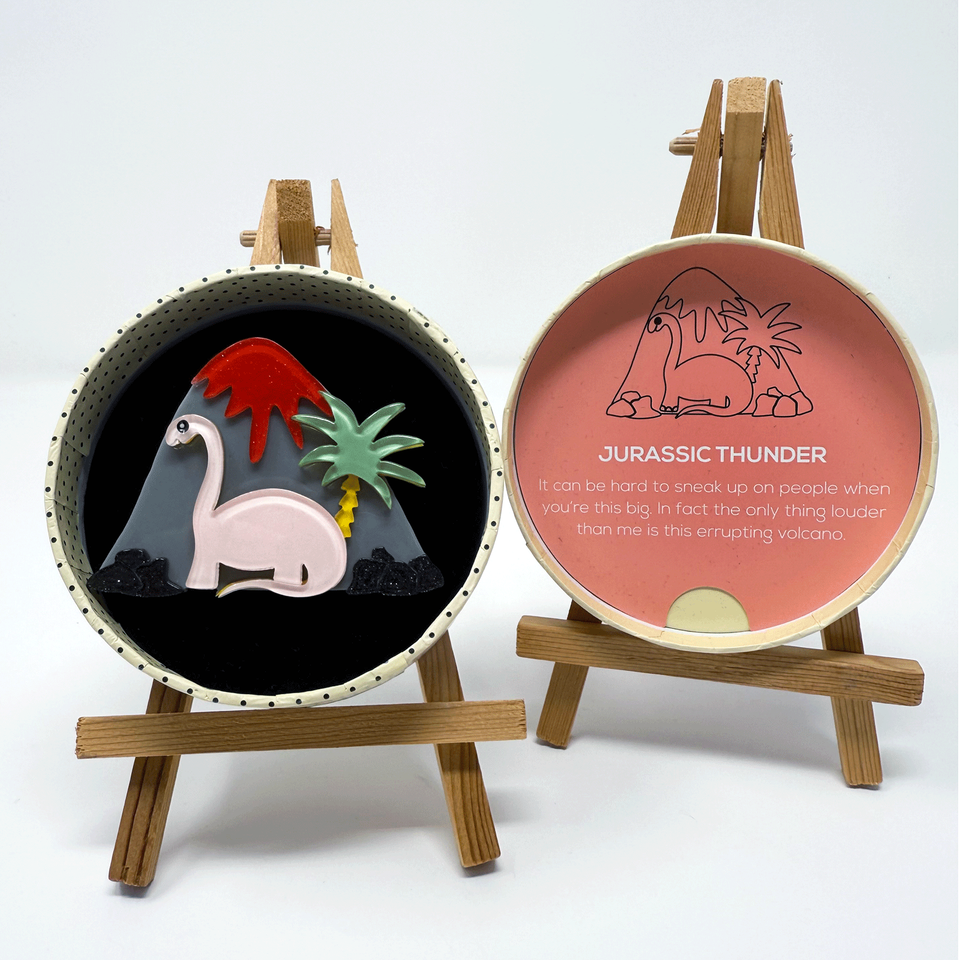 Erstwilder 2016 Jurassic Thunder Brooch Limited Edition NIB New with ...