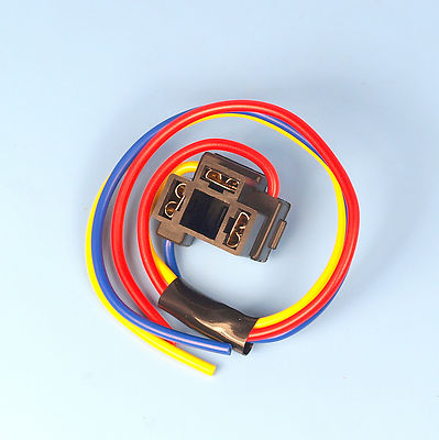 H4 3 Pin Headlight Replacement Repair Bulb Holder Connector Plug Wire ...