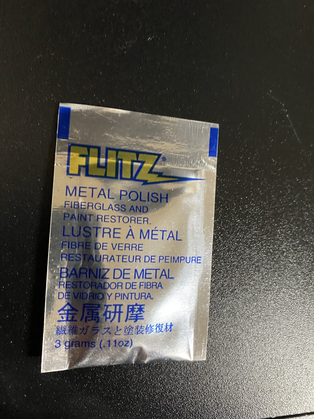 FLITZ POLISH FOR METAL PLASTIC AND FIBERGLASS .11 OZ PACKET(20) | eBay