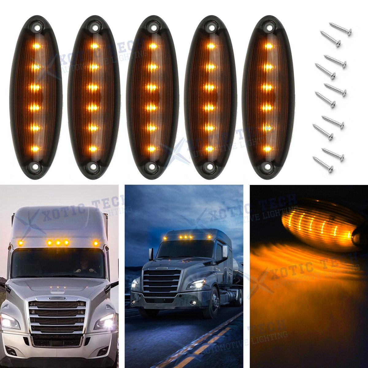 Freightliner Led Exterior Lights Freightliner Cascadia LED Headlights
