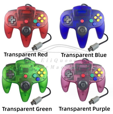 Classic For N64 Controller Joystick Remote Customized transparent color ...