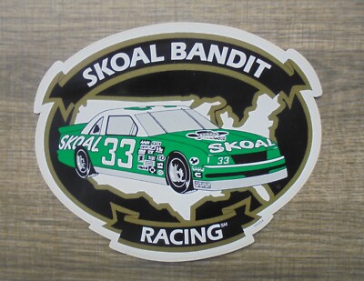 SKOAL BANDIT RACING #33 OVAL DECAL/STICKER 6.5 X 5.5 "NEW | eBay