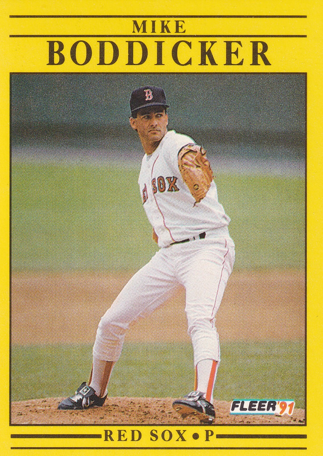 1991 Fleer #85 Mike Boddicker MLB Boston Red Sox + (Yes 4 Free Mystery ...