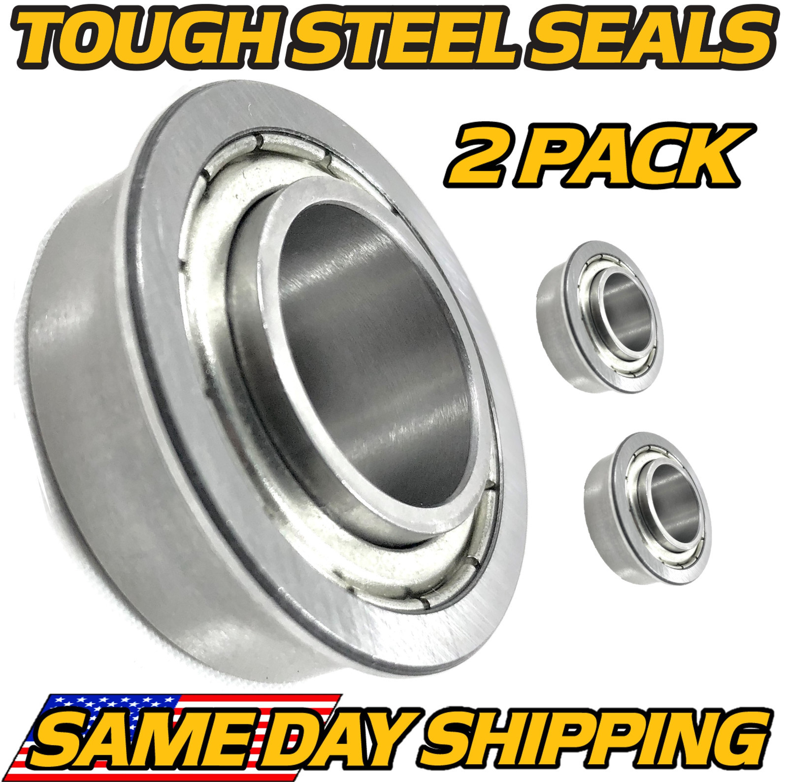 (2 Pack) Front Wheel Bearing Replaces 786103 Hustler w/ Hi-Temp Grease ...