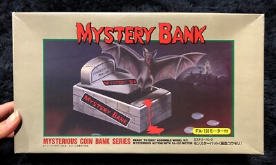 MYSTERY BANK MONSTER BAT MYSTERIOUS COIN BANK MODEL KIT ARII | eBay
