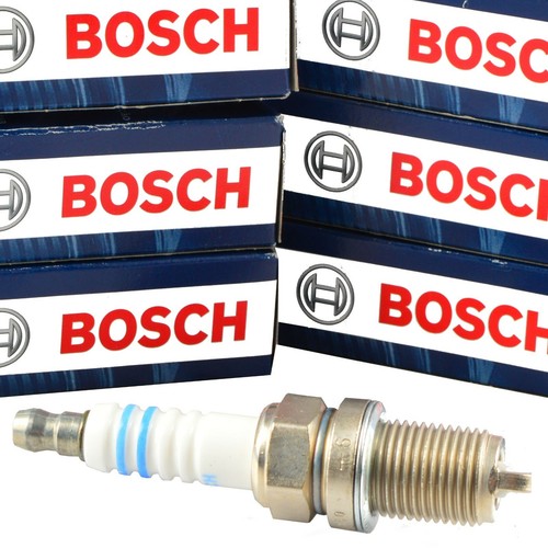 4x BOSCH FR8DC Zündkerzen für FIAT HYUNDAI MAZDA MERCEDES NISSAN SKODA ...