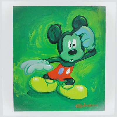 Mickey Mouse Postcard Eric Robison Disney 100 Mickeys Envy Classic ...