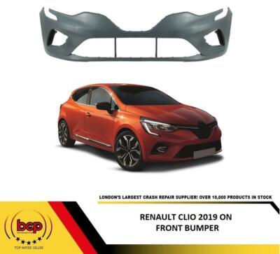 RENAULT CLIO 2019 ON FRONT BUMPER NO PARKING SENSOR HOLES 620220229R | eBay