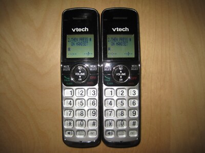 Lot of 2 Vtech CS6429-2 1.9 GHz Cordless Expansion Handset Phone | eBay