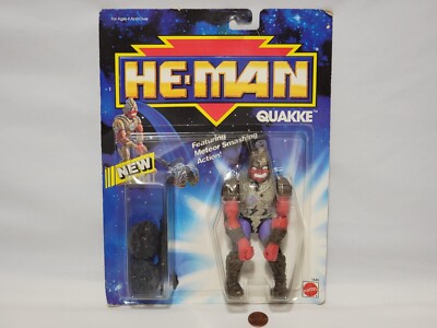 NEW (Read) He-Man Quakke Figure SEALED 1990 Vintage Mattel Toy quake ...