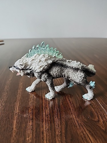 Schleich Eldrador Creatures ICE SNOW WOLF Toy Figure Mythical Fantasy D ...