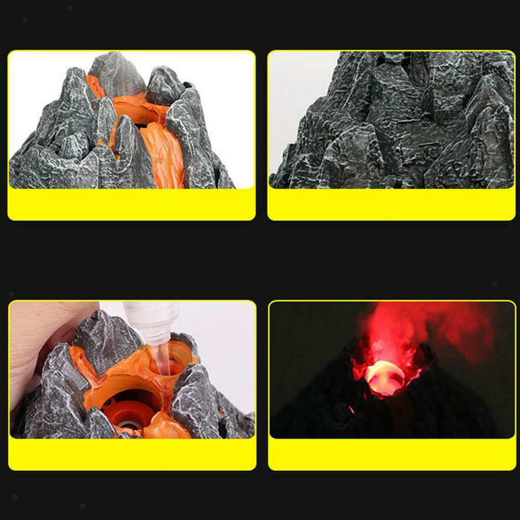 Simulation Vulkanausbruch Vulkan Modell Pädagogisches Spielzeug Kinder ...