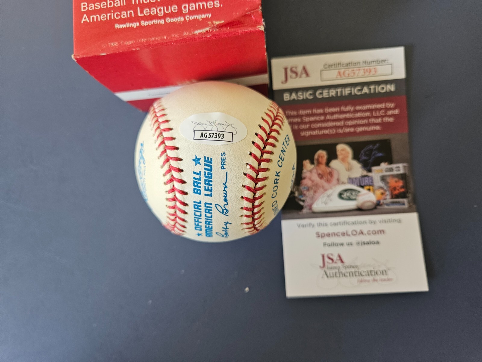 MINT CHARLIE CHAS GEHRINGER HOF SIGNED OFFICIAL MLB AUTOGRAPHED ...