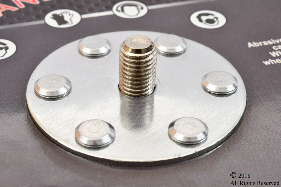 6" Hook and Loop Face Sanding Pad Air Vacuum Pneumatic Sander Grinder ...