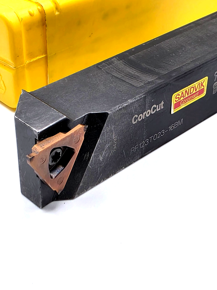 Sandvik CoroCut 3 tool for parting and grooving 1" shank RF123T023-16BM ...