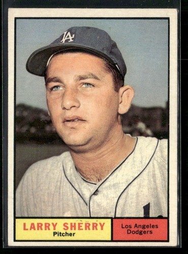 1961 Topps - Larry Sherry #412 | eBay
