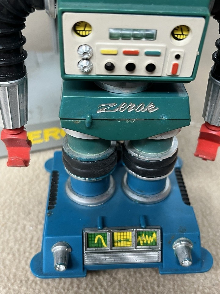 RARE! 1968 IDEAL ~ ZERAK ~ZEROIDS ROBOT w/CASE & MORE! READ! | eBay