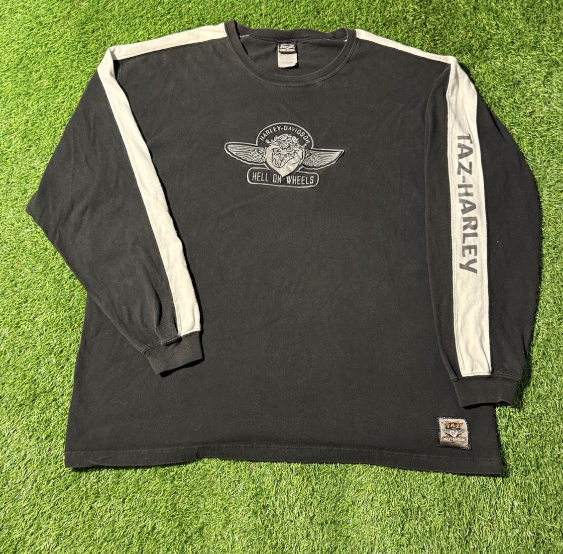 Warner Bros 1999 Taz Rare Vintage Harley-Davidson Lon… - Gem
