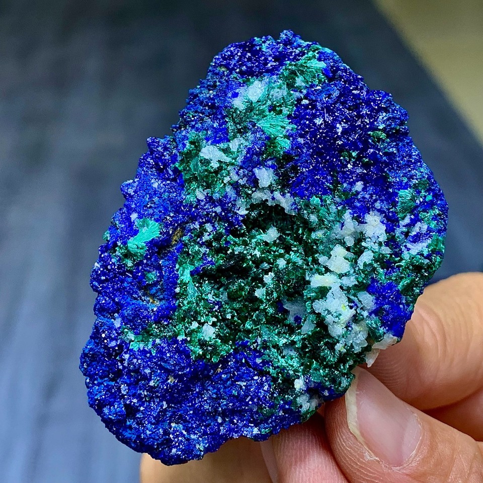 84G BEST Natural Azurite/Malachite crystal minerals specimens V457 | eBay