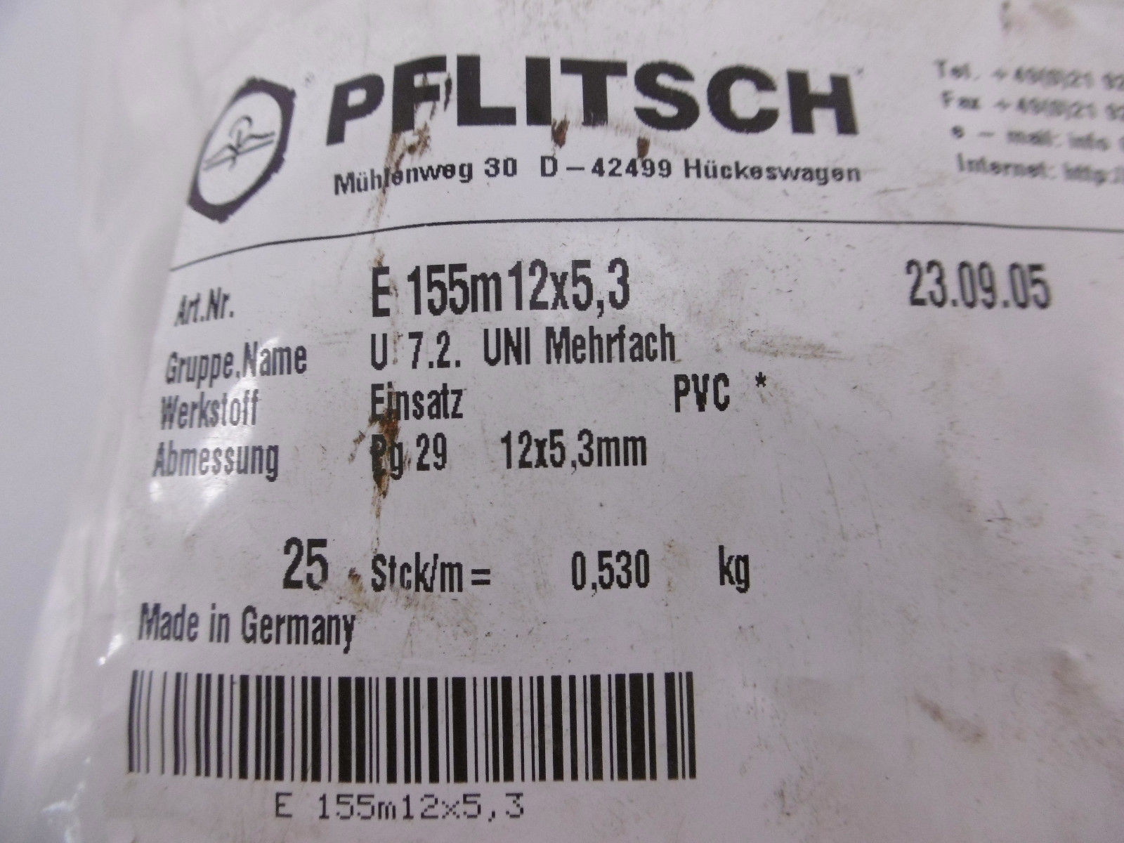 25 Stück Pflitsch UNI-Dicht-Mehrfach Einsatz | Pg29 | 12 x 5,3 mm | eBay.de