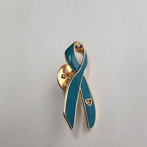 Teal Awareness Support Ribbon Pin Brooch Lapel Tie | eBay