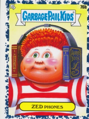 76b ZED PHONES 2022 GPK Garbage Pail Kids Book Worms BLACK | eBay