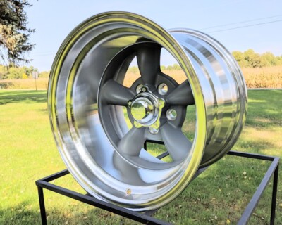 1) 15x10 " AMERICAN RACING TORQ THRUST ,,,VN215 chevy gm 5 on 4.75 bp ...
