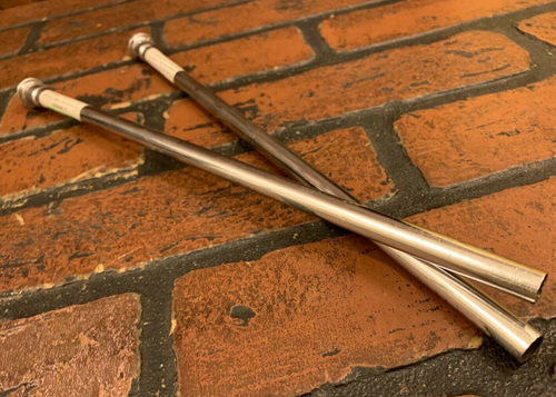 Sink lav riser supply tube 3/8" Bendable Copper Chrome Plated Lot of 2 ...