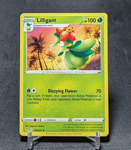 Lilligant Regular Rare Grass 2021 EVOLVING SKIES Pokemon TCG Card 010/ ...