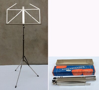 PORTE PARTITION DE MUSIQUE CHROME - PUPITRE - NOTENSTÄNDER | eBay