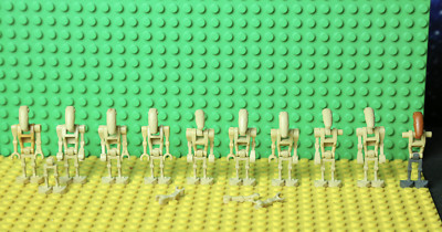LEGO BATTLE DROID Minifigures star wars clone parts lot army build plz ...