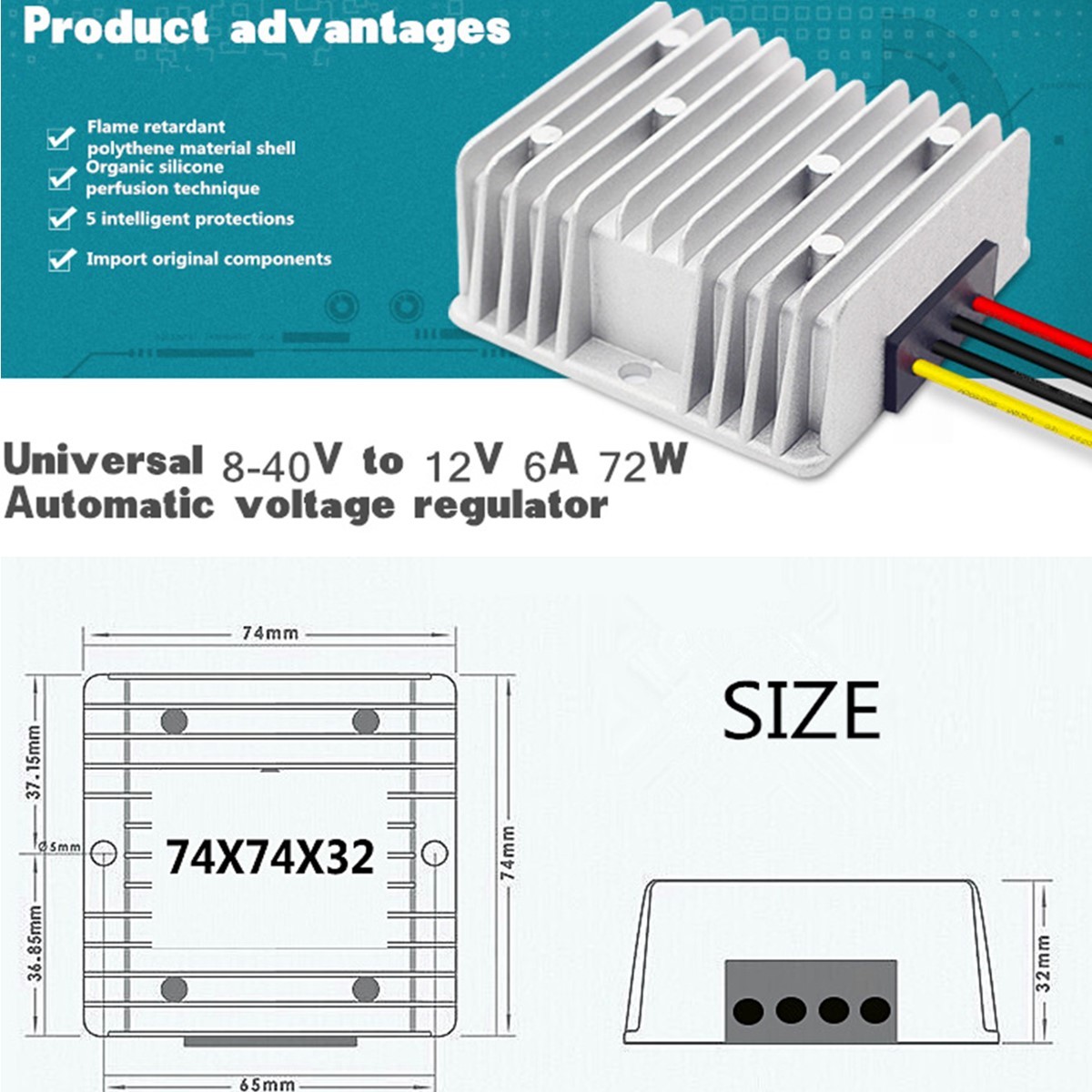 Car Voltage Regulator 12v