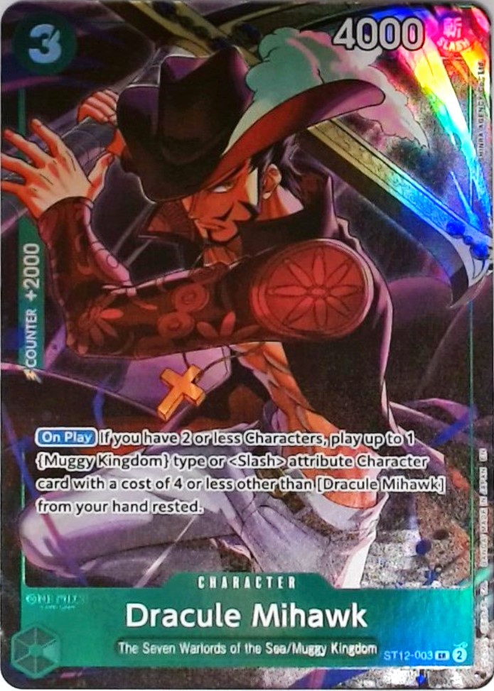 One Piece TCG | Dracule Mihawk (Illustration Box Vol.4) | ST12-003 | NM ...