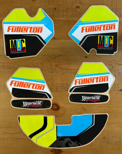 FULLERTON KART GRAPHICS STICKER DECALS WRAP KIT GO KART TAG SHIFTER ...