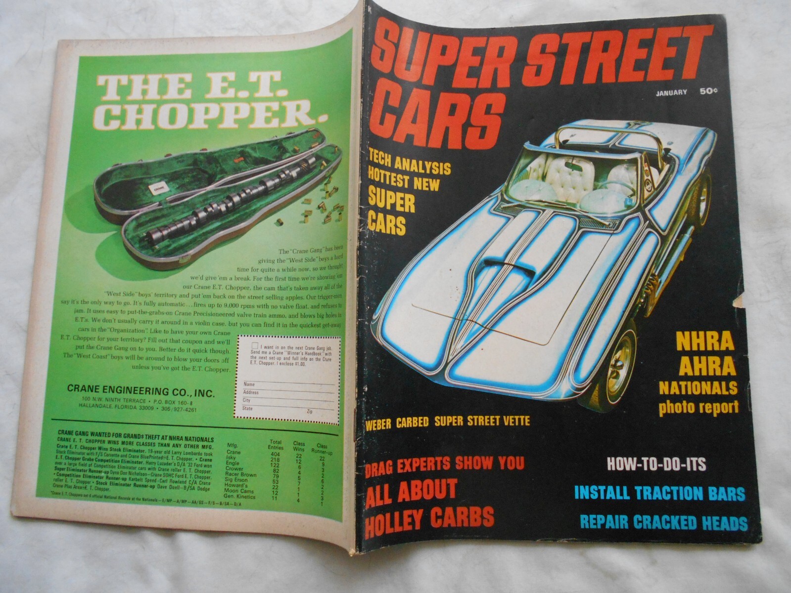 SUPER STREET CARS magazine-JANUARY 1969 | eBay