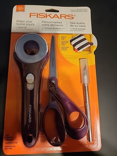 Fiska Starter Kit For Home Decorators Set Scissors, rotary cutter ...