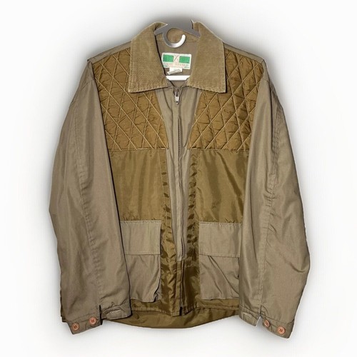 GAME WINNER Vintage Tan Cotton Canvas Duck Hunting Coat Jacket Mens ...
