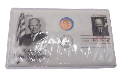 1969 Dwight D. Eisenhower First Day of Issue Coin & Stamp | eBay
