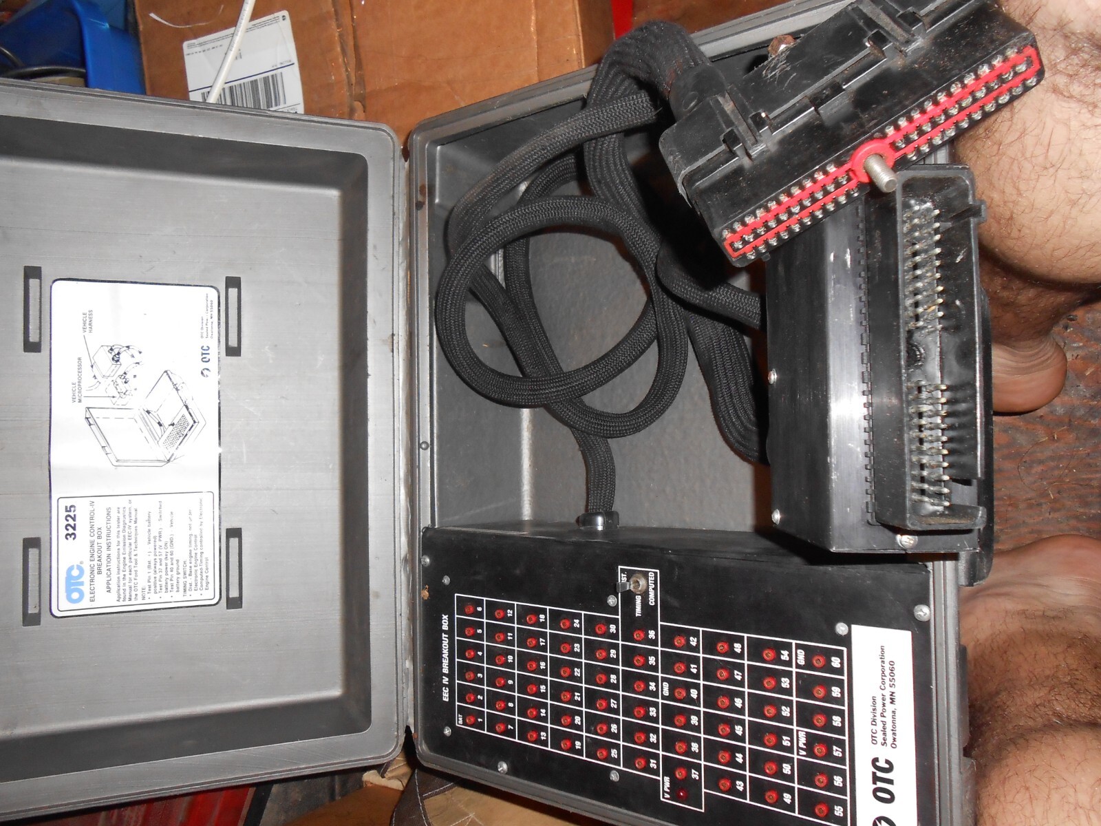 OTC 3225 60 Pin Breakout Box EEC-IV | 0731413000409 | OBD | Passenger ...