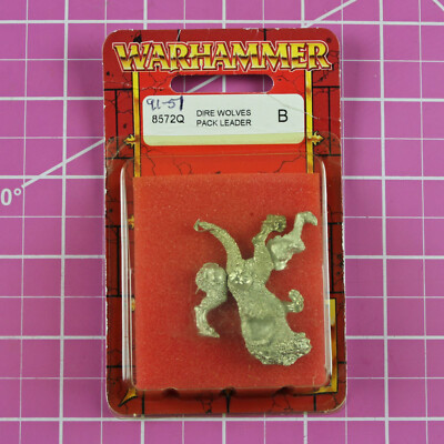 Warhammer Dire Wolves Pack Leader NIB Metal - OOP - Undead Vampire ...