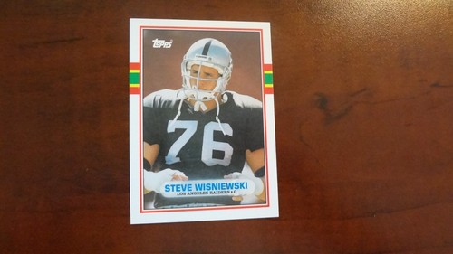 1989 TOPPS TRADED # 33T STEVEV WISNIEWSKI FOOTBALL CARD | eBay