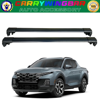 New For Hyundai Santa Cruz 2022-2024 Roof Rack CrossBars Anti-theft ...