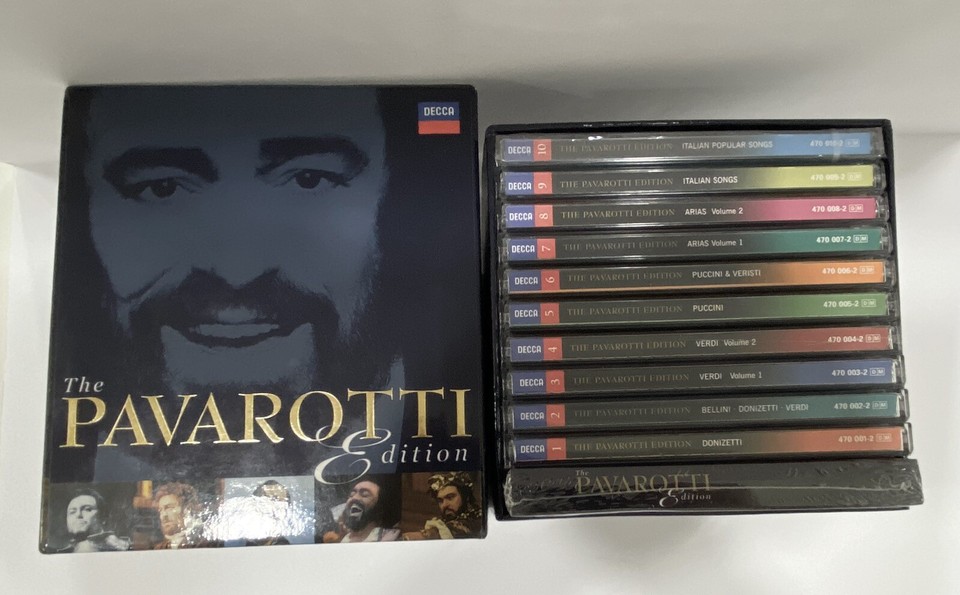 The Pavarotti Edition Decca Box Set ~ 11-CDs & Booklet ~ 2001 Complete ...