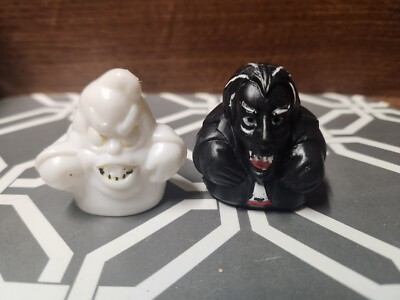 Vintage 1990 P.L.C. Dracula & Ghost Plastic Finger Puppet Vending ...