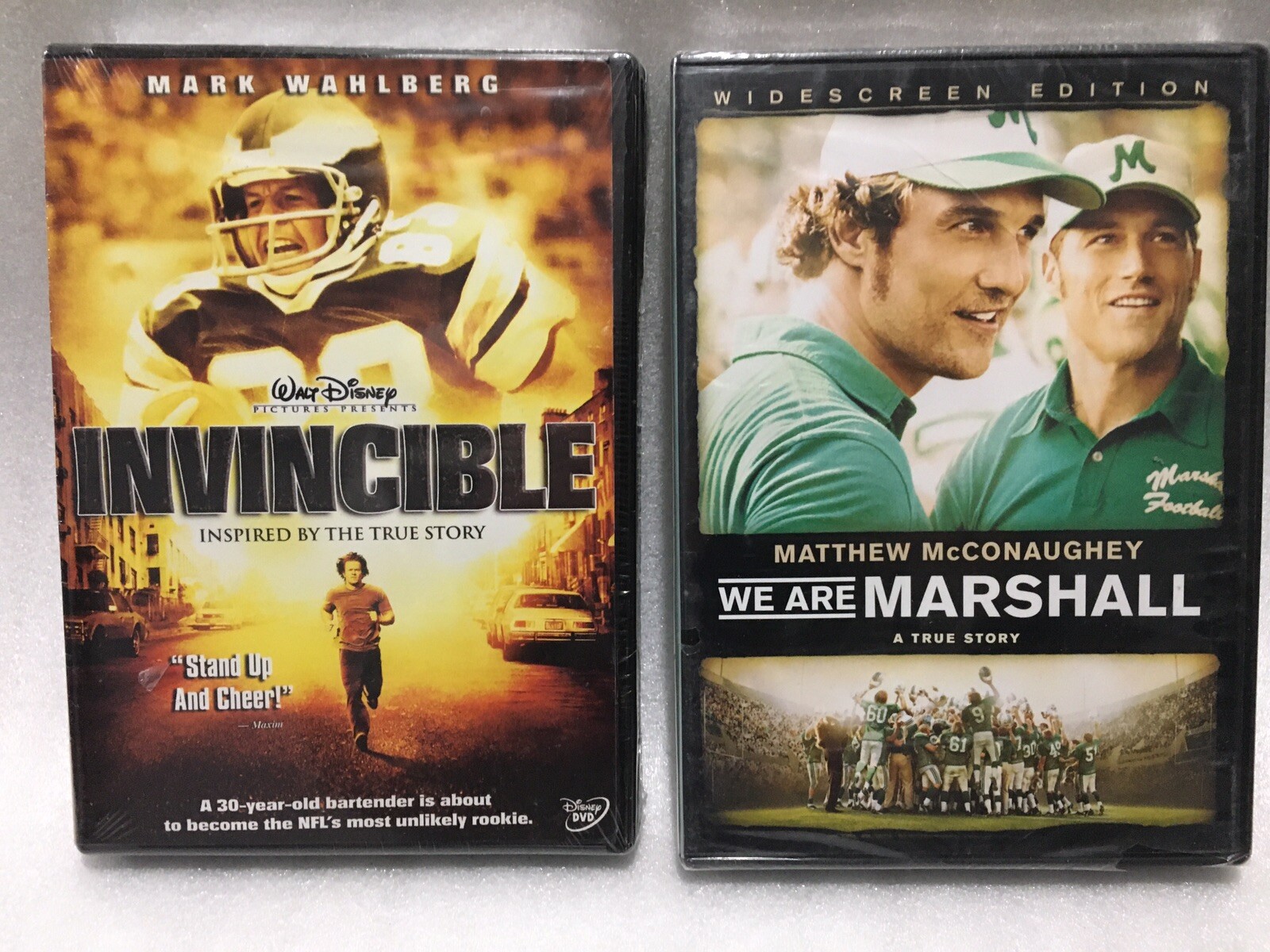 Invincible / We Are Marshall / 2-DVD Lot NEW SEALED 12569835122 | eBay
